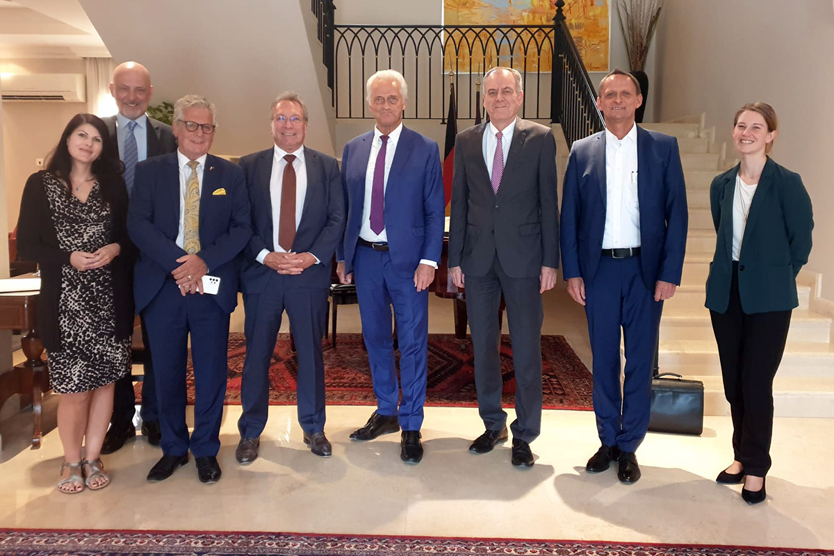 Meeting in the German Embassy Qatar: Dorsch Global Qatar LLC